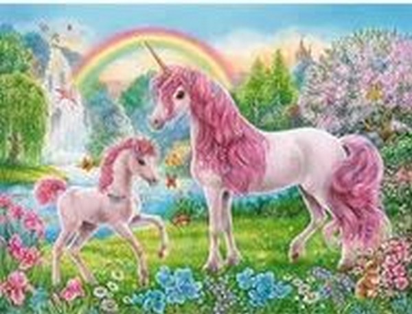 Enhjørninger - 50*40 cm — Diamond Painting